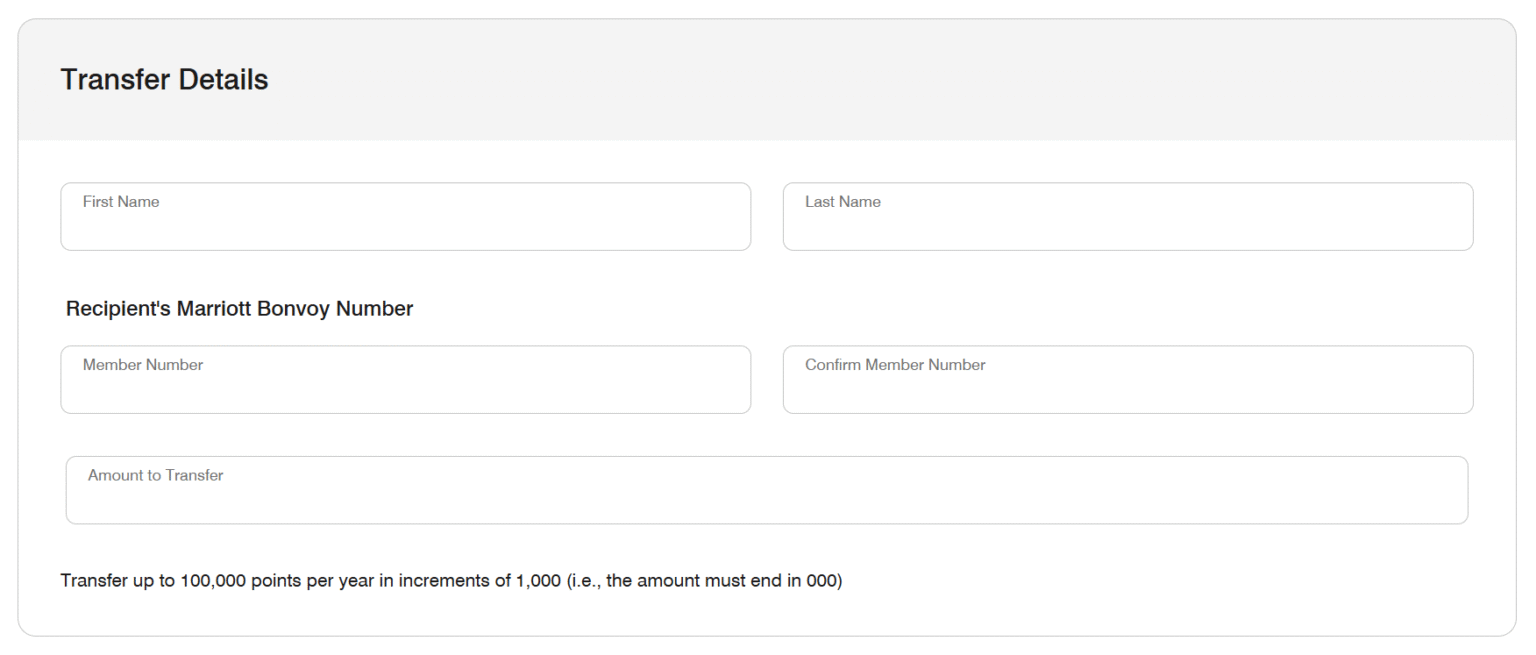 How to Transfer Marriott Bonvoy Points to Another Member – HotelMr.