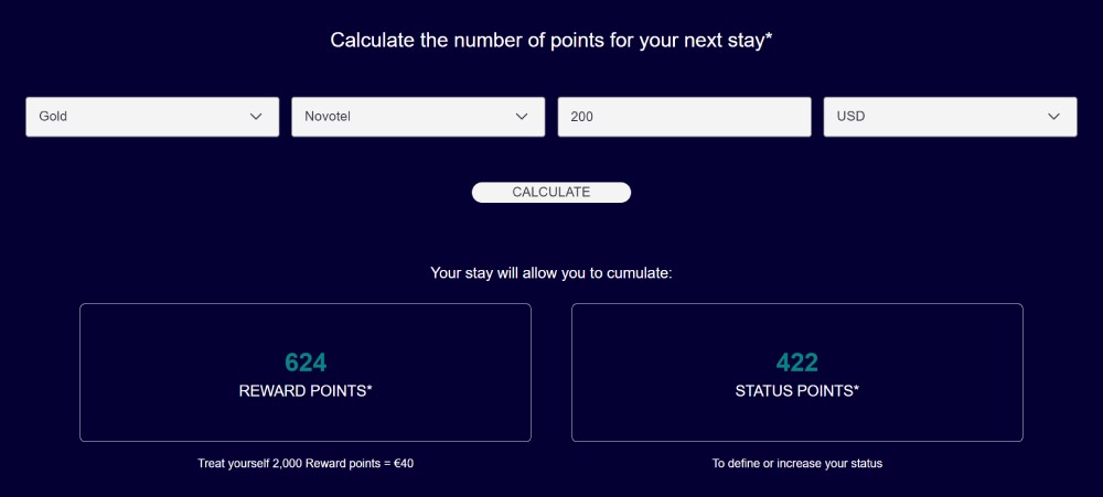Accor Points Calculator: How Many Points Will You Earn on Your Next ...